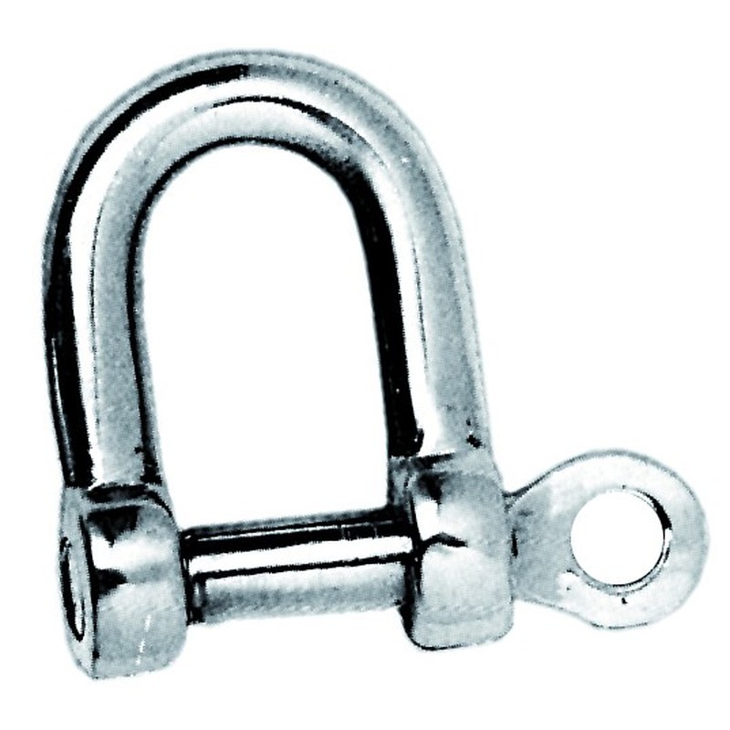 Manille droite inox Diamètre 10mm hauteur intérieure 39mm