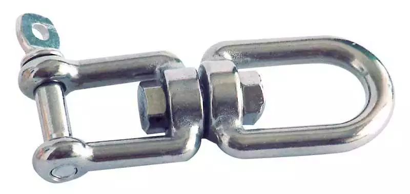 Émerillon Inox a oeil et manille Fil diamètre 19 mm