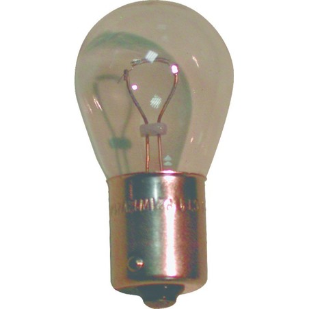 Ampoule à 1 plot culot BA15s 12v - 21w poirette