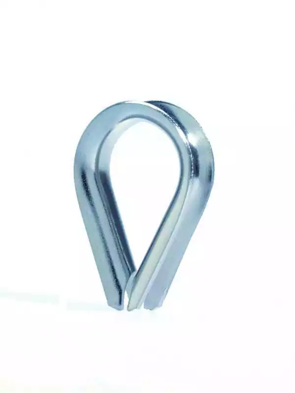 Cosse coeur inox diamètre 24mm 1 pièce