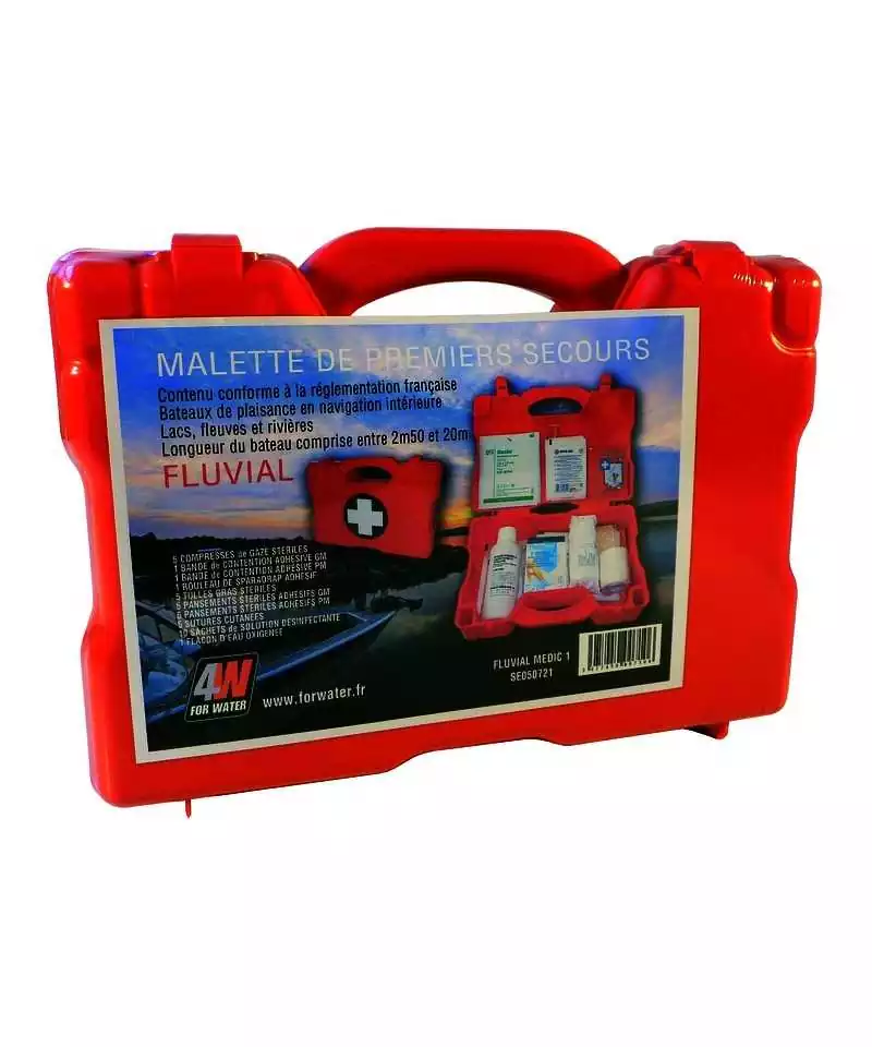Mallette de premiers secours navigation intérieure