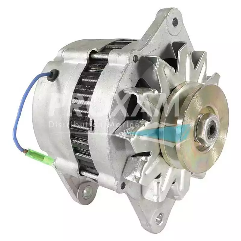 Alternateur moteurs Yanmar 12V 80A poulie 1 gorge diamètre 60mm
