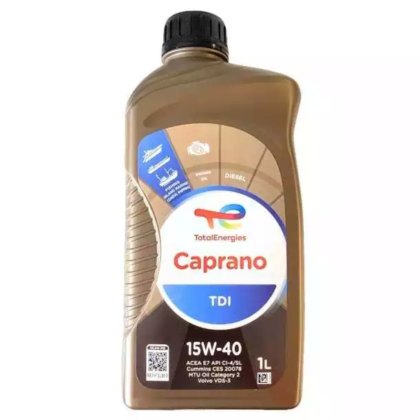 Huile moteur 4 temps Caprano 15W40 essence diesel 1L